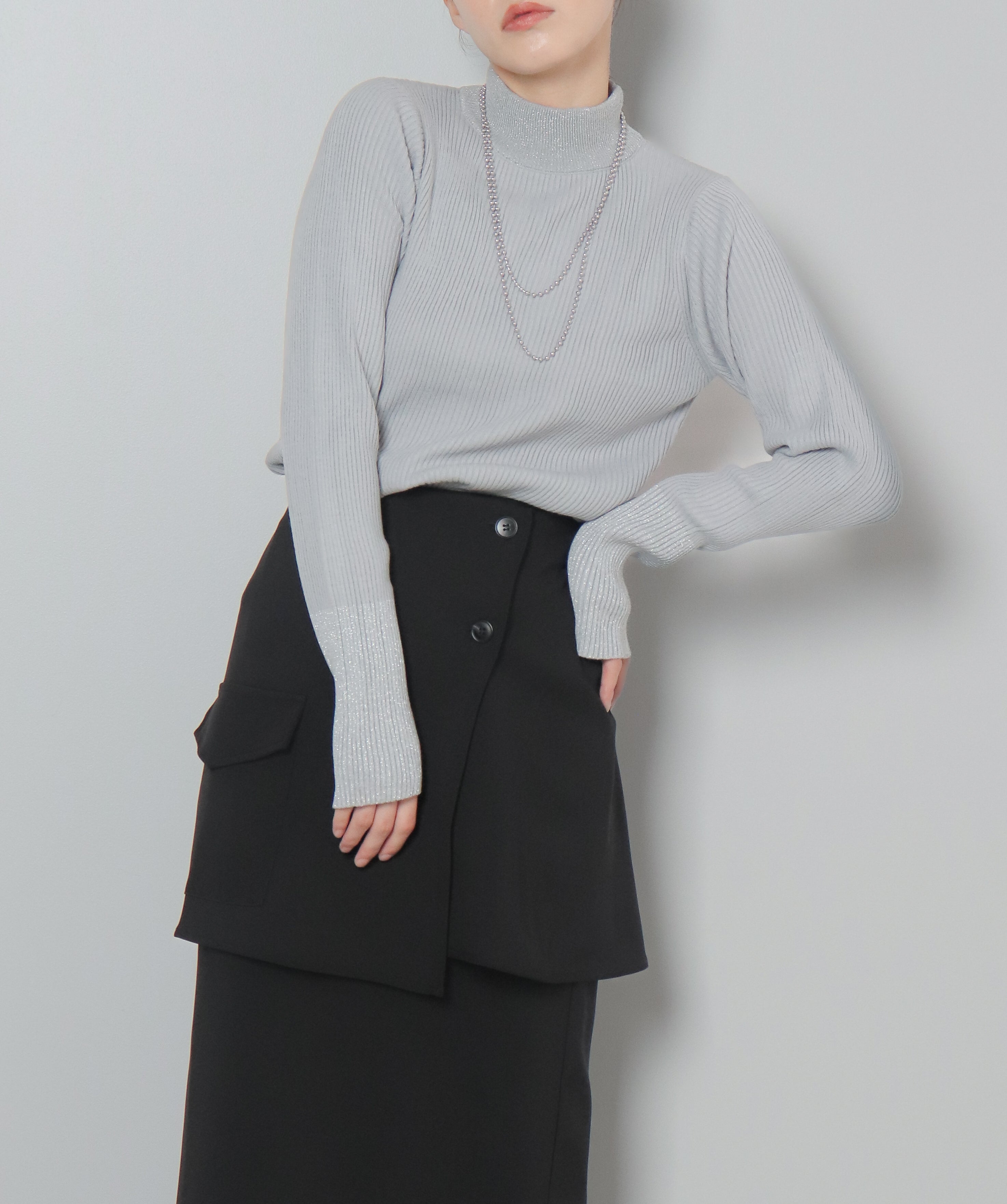 ラメボトルネックプルオーバー – OandI