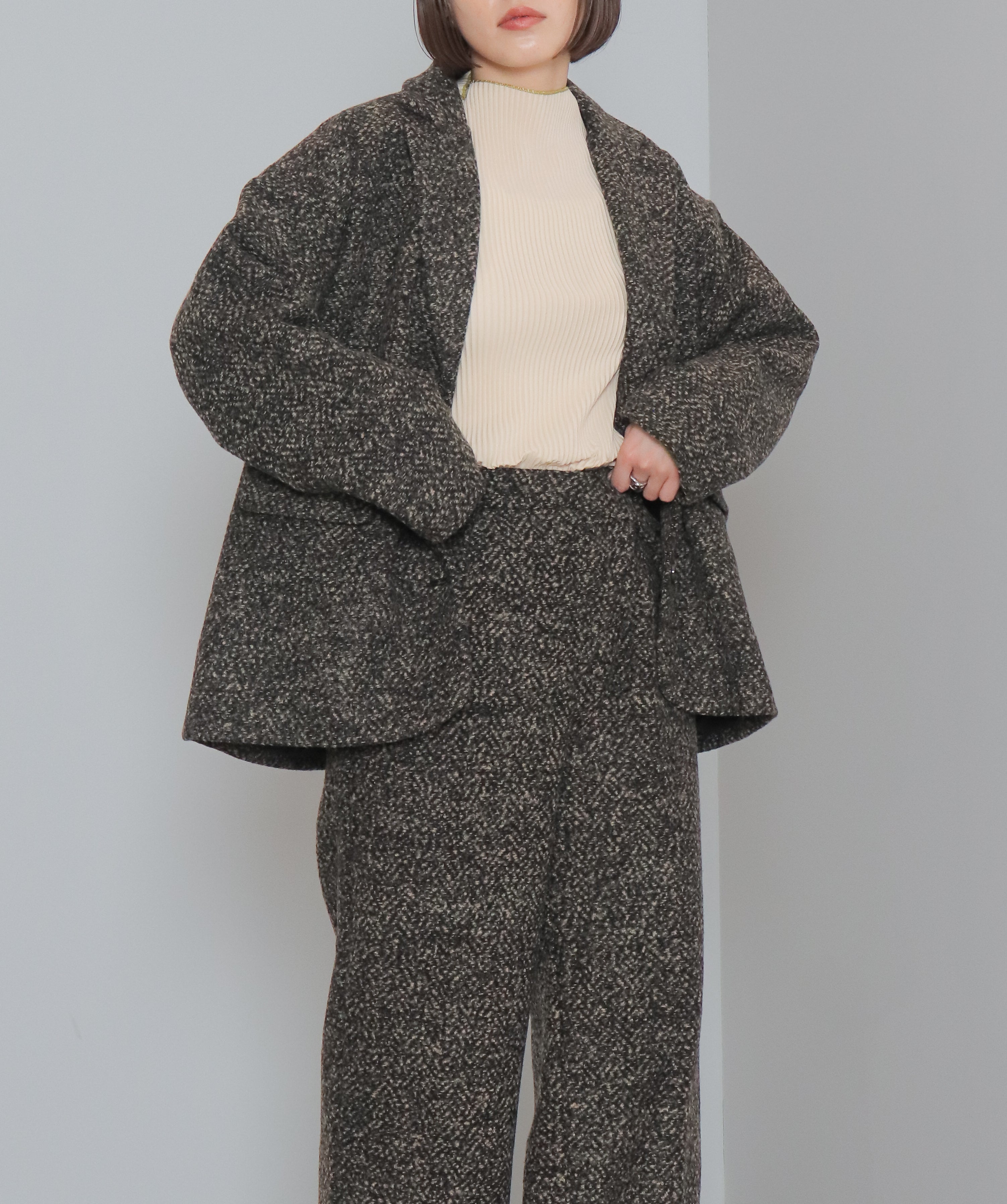 ツイードビッグジャケット – OandI